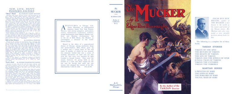 1921 The Mucker [A.C. McClurg & Co] - Edgar Rice Burroughs Inc. Store