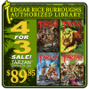 Edgar Rice Burroughs Authorized Library (Tarzan® Books 21–24) 4 for 3 ...