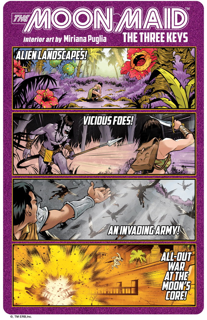 The Moon Maid: The Three Keys (Mass Market Edition Graphic Novel) - Edgar Rice Burroughs Inc. Store